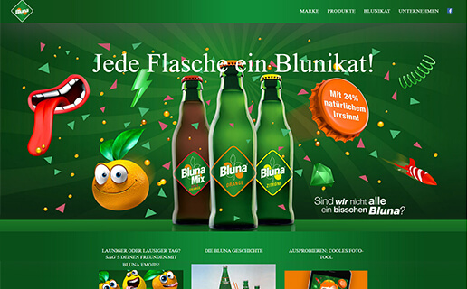 Bluna Limonade - erfrischend, fruchtig und voll im Geschmack ...